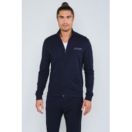 JOOP! JOOP Herren Sweatjacke "Comfort", Gr. S, blau, Jersey, Obermaterial: 95% Baumwolle, 5% Elasthan, Sweatjacken, Stehkragen, Regular Fit, geteilte