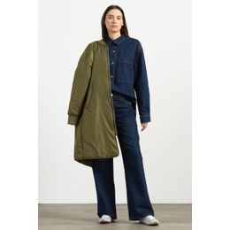 Damen Langjacke, gr&uuml;n, Gr. L, SENSES.THE LABEL, unifarben, Web, Material: 100% Polyester, Futter: 100% Polyester, F&uuml;llung: 100% Polyester, Jacken,