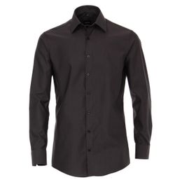 Venti Herren Businesshemd "Venti Businesshemd Langarm uni", grau, Gr. 41, unifarben, 100% Baumwolle, Hemden