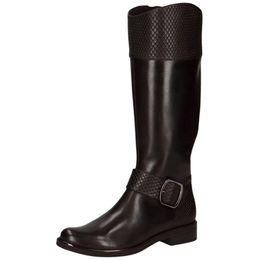 Caprice Damen Stiefel "Caprice Stiefel Leder", Gr. 38,5, schwarz, Leder, Schuhe