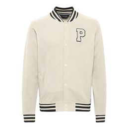 11 Project Herren Collegejacke "Collegejacke PRValen", beige, Gr. S, Obermaterial: 100% Baumwolle CO., Jacken