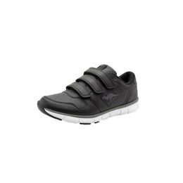 Kangaroos Damen Sneaker "K-BLUERUN 700 V B", Gr. 36, schwarz, Leder, Synthetik, Schuhe