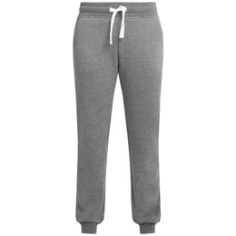 oxmo Damen Sweathose "Sweathose OXOlivia", grau, Gr. L, Obermaterial: 80% Polyester PES. 20% Baumwolle CO., Hosen