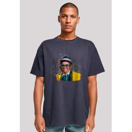 F4NT4STIC Herren T-Shirt "TV Times Elton John At The Piano 1977", blau, Gr. XXL, Obermaterial: 100% Baumwolle, Shirts, Premium Qualit&auml;t
