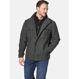 Jan Vanderstorm Herren Langjacke "Jacke INGRIDSON", grau, Gr. 74, Obermaterial: 80% Polyester COOLMAX PES(Coolmax). 20% Wolle mw., M&auml;ntel