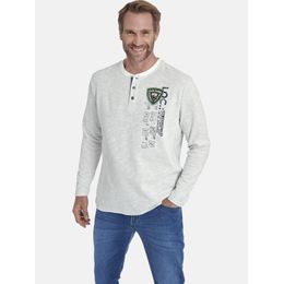 Jan Vanderstorm Herren Sweatshirt "Sweatshirt REGINALD", wei&szlig;, Gr. L, Obermaterial: 100% Baumwolle CO., Shirts