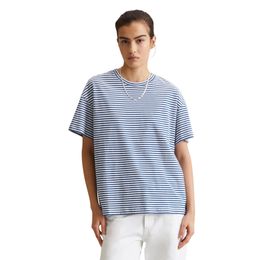 Marc O'Polo Damen T-Shirt, bunt, Gr. M, MARC O'POLO DENIM, geringelt, Single Jersey, Obermaterial: 100% Baumwolle, Shirts, geringelt, Rundhals, relaxed fit