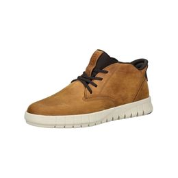Geox Herren Sneaker "Geox Sneaker Leder/Textil", Gr. 42, braun, Leder, Textil, Schuhe