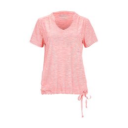 Killtec Damen T-Shirt "WMN TSHRT F", orange, Gr. 40, Obermaterial: 94% Polyester, 6% Elasthan, Shirts, Gestreiftes, schnelltrocknendes Funktionsshirt