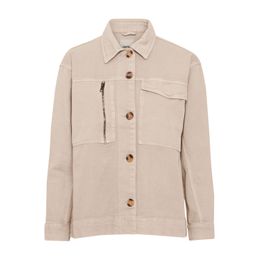 oxmo Damen Funktionsjacke "&Uuml;bergangsjacke OXTami", beige, Gr. M, Obermaterial: 100% Baumwolle CO., Jacken