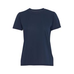 North Bend Damen Sweatshirt "T-Shirt NBElwina", blau, Gr. 40, Obermaterial: 89% Polyester Pol. recyc.. 11% Elasthan EL., Shirts