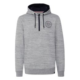 FQ1924 Herren Kapuzenpullover "Hoodie FQGunar", grau, Gr. L, meliert, Obermaterial: 60% Baumwolle CO. 40% Polyester PES., Pullover