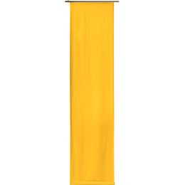 Schiebegardine WIRTH, B:60cm H:245cm, gold, Jacquard, Polyester, Wohnzimmer, Gardinen, "Umea"