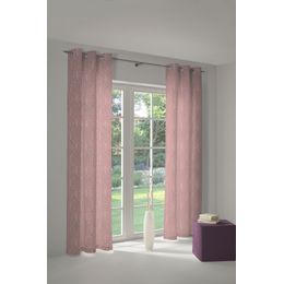 Vorhang Adam, B:145cm H:245cm, lila, Jacquard, Baumwolle (Bio-Baumwolle), Wohnzimmer, Gardinen, "Easy Diamond", aus 100% Bio-Baumwolle