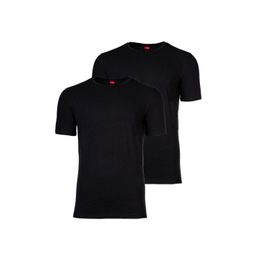 s.Oliver Damen T-Shirt "T-Shirt 2er Pack", schwarz, Gr. XL, Obermaterial: 95% Baumwolle CO. 5% Elasthan EL., Shirts