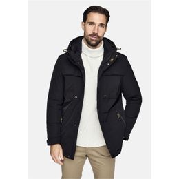 NEW CANADIAN Herren Outdoorjacke "CO-3", schwarz, Gr. 66, unifarben, 100% Polyester, Jacken, mit Fleece-Einsatz am Innenkragen