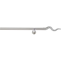 Vorhangstange GOOD LIFE, L:400cm &Oslash;:20mm, silber, Metall, Gardinenstangen, "Sepa"
