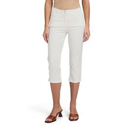 Betty Barclay Damen Stoffhose "Damen Sommerhose Slim Fit", weiß, Basic, Gr. 44, Obermaterial: 97% Baumwolle, 3% Elasthan., Hosen, Saumschlitz