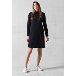 Cecil Damen Strickkleid, blau, Gr. XL, unifarben, Sweatware, 83% Polyester, 14% Viskose, 3% Elasthan, Kleider, soft und trageangenehm
