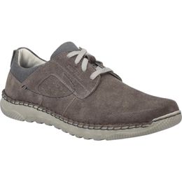 Josef Seibel Herren Schn&uuml;rschuh "Wilson 04, grau", Gr. 45, grau, Obermaterial: 80% Rindsleder Leather cow. 20% Textilmaterial TEXMAT., Schuhe