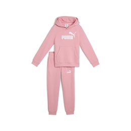 Puma Jungen Jogginganzug "Essentials No.1 Logo Jogginganzug Kinder", rosa, Gr. 110, Obermaterial: 66% Baumwolle, 34% Polyester; Kapuzenfutter: 100%