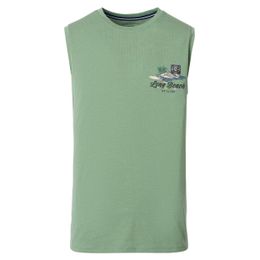 Casamoda Herren Tanktop "Casamoda Tanktop Print", gr&uuml;n, Gr. M, 100% Baumwolle, Tops