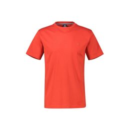 Lerros Herren T-Shirt "Lerros Basic T-Shirt in Grossen Gr&ouml;ssen", rot, Gr. 6XL, 100% Baumwolle, Shirts