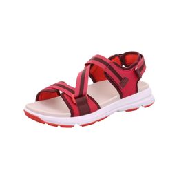 Legero Damen Sandale "Legero Sandalen Textil", Gr. 40, rot, Textil, Schuhe