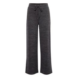 oxmo Damen Sweathose "Sweathose OXBerenice", grau, Gr. S, unifarben, Obermaterial: 58% Viskose CV. 38% Polyester PES. 4% Elasthan EL., Hosen