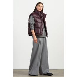Damen Steppweste, lila, Gr. XL, SENSES.THE LABEL, unifarben, Material: 100% Polyamid, Futter: 100% Polyester, F&uuml;llung: 100% Polyester, Westen, mit