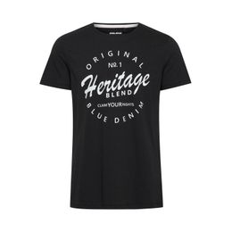 Blend Herren T-Shirt "T-Shirt BHAbraham", schwarz, Gr. S, Obermaterial: 100% Baumwolle CO., Shirts