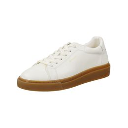 Gant Damen Sneaker "Gant Sneaker Leder", Gr. 40, weiß, Leder, Schuhe