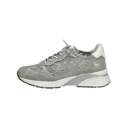 Mustang Shoes Damen Sneaker "Mustang Shoes Sneaker Lederimitat/Textil", Gr. 38, gr&uuml;n, Lederimitat, Textil, Schuhe