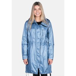 NEW CANADIAN Damen Outdoorjacke "Bryony", blau, Gr. 34, unifarben, 100% Polyester, Jacken, seitliche Schlitze mit Druckknopf