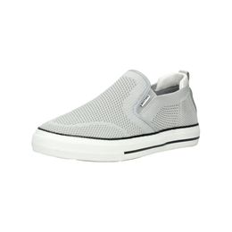 Mustang Shoes Herren Slipper "Mustang Shoes Slipper Textil", Gr. 43, grau, Textil, Schuhe