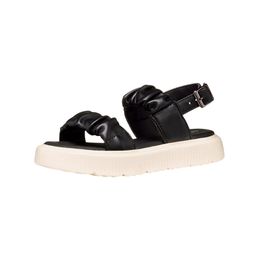 Geox Kinder Riemchensandalette "Geox Sandalen Lederimitat", Gr. 35, schwarz, Lederimitat, Schuhe