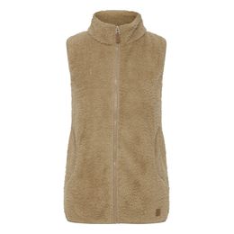 oxmo Damen Sweatweste "Sweatweste OXTheri", beige, Gr. M, Obermaterial: 100% Polyester PES., Westen