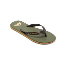 Quiksilver Herren Sandale "Molokai Core", Gr. 9, grün, Obermaterial: Synthetikmaterial / Außensohle: Moosgummi, Schuhe