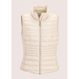 Madeleine Mode MADELEINE Damen Kurzweste "Steppweste Verk&uuml;rzte Steppweste f&uuml;r Damen", wei&szlig;, Gr. 44, Obermaterial: 100% Polyamid PA., Westen