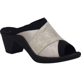 Josef Seibel Damen Clog "St.Tropez 68, beige-kombi", Gr. 38beige, kombi, Obermaterial: 80% Rindsleder Leather cow. 20% Textilmaterial TEXMAT., Schuhe