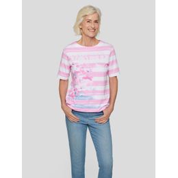 Rabe Damen Print-Shirt "T-Shirt", rosa, Gr. 38, 92%Baumwolle, 8%Elastan, Shirts
