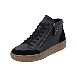 Remonte Damen Sneaker "Remonte Sneaker Glattleder", Gr. 37, schwarz, Glattleder, Schuhe