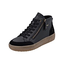 Remonte Damen Sneaker "Remonte Sneaker Glattleder", Gr. 39, schwarz, Glattleder, Schuhe