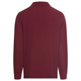Levi's LEVI'S Herren Langarm-Poloshirt, rot, Gr. L, Jersey, Obermaterial: 96% Baumwolle, 4% Elasthan, Shirts, mit Logo Stickerei