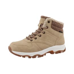 Kappa Damen Winterboots "Aileen", Gr. 37, beige, Synthetik, Schuhe, Winterschuhe, Winterstiefel, Snowboots, gef&uuml;ttert, wasserdicht