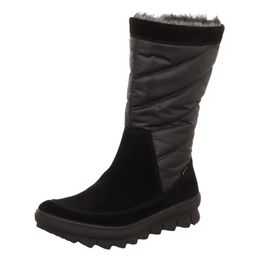Legero Damen Stiefel "Legero Stiefel Leder/Textil", Gr. 36, schwarz, Leder, Textil, Schuhe