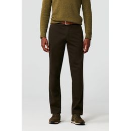 MEYER Herren Chinos "Chino-Hose", grün, Gr. 54, unifarben, 98% Baumwolle;2% Elasthan, Hosen, mit Stretch-Dehnbund