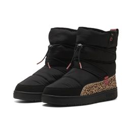 Puma Damen Stiefel "Snowbae Animal Flair Stiefel Damen", Gr. 36, schwarz, Obermaterial: Synthetik, Textil; Futter: Textil; Innensohle: Textil;
