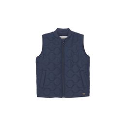 Minymo Jungen Steppweste "Steppweste MIVest Quilted", blau, Gr. 116, Obermaterial: 100% Polyester PES., Westen