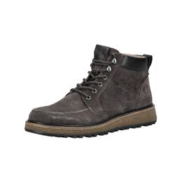 Pius Gabor Damen Schn&uuml;rstiefelette "Pius Gabor Stiefelette Leder", Gr. 45, grau, Leder, Schuhe